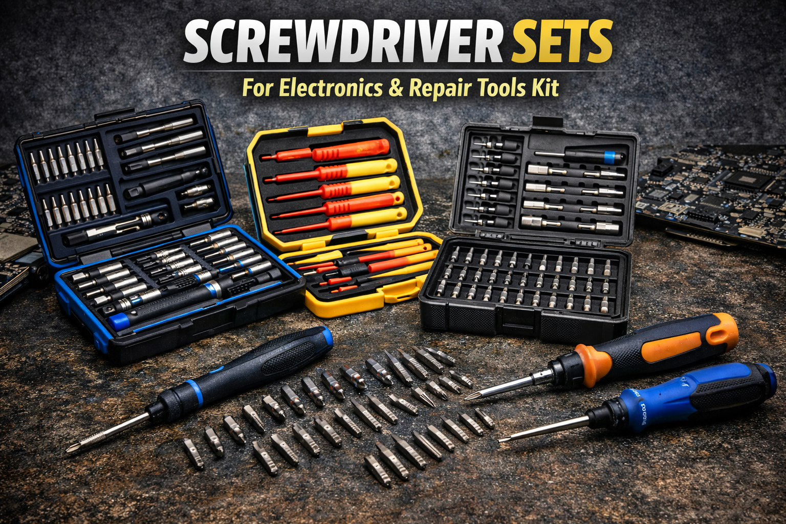 Buy Screwdriver Sets for Electronics and Repair Tools Kit – Techcommerce.in
