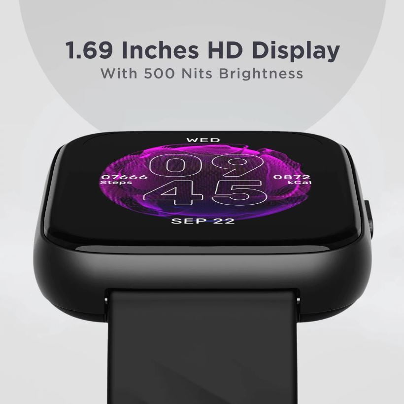 boAt Wave Pro Smartwatch 42 mm ( 1.69 inch ) HD Display With Temperatu ...