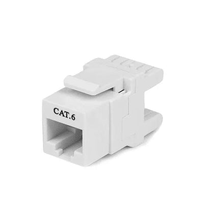 RJ-45 Cat-6 IO Keystone Jack | High-Speed Ethernet Network Connector ...